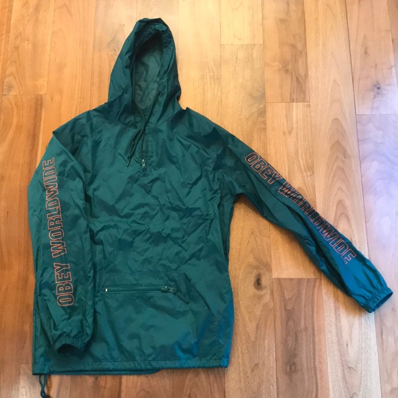 Obey | Jackets & Coats | Rainwind Breaker Jacket | Poshmark